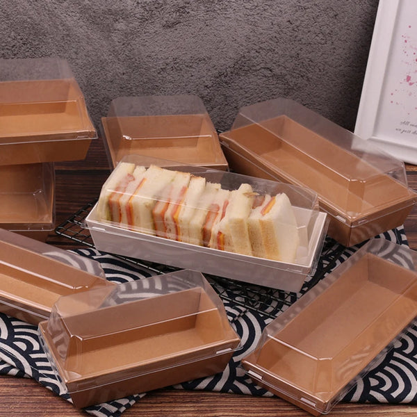 Bento/desert boxes clear lids – Bakers Place